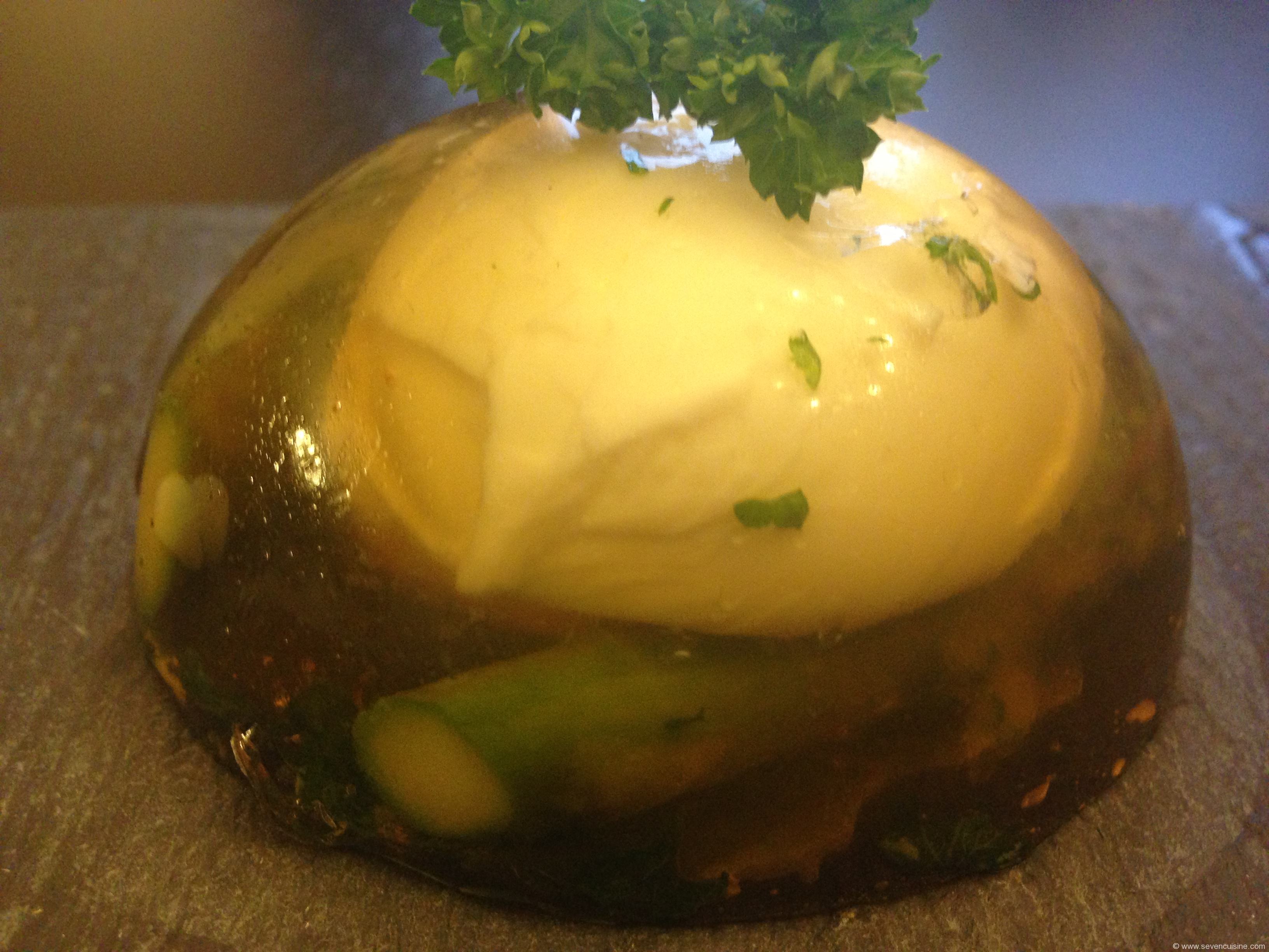 Aspic d'oeuf et asperges - SevenCuisine